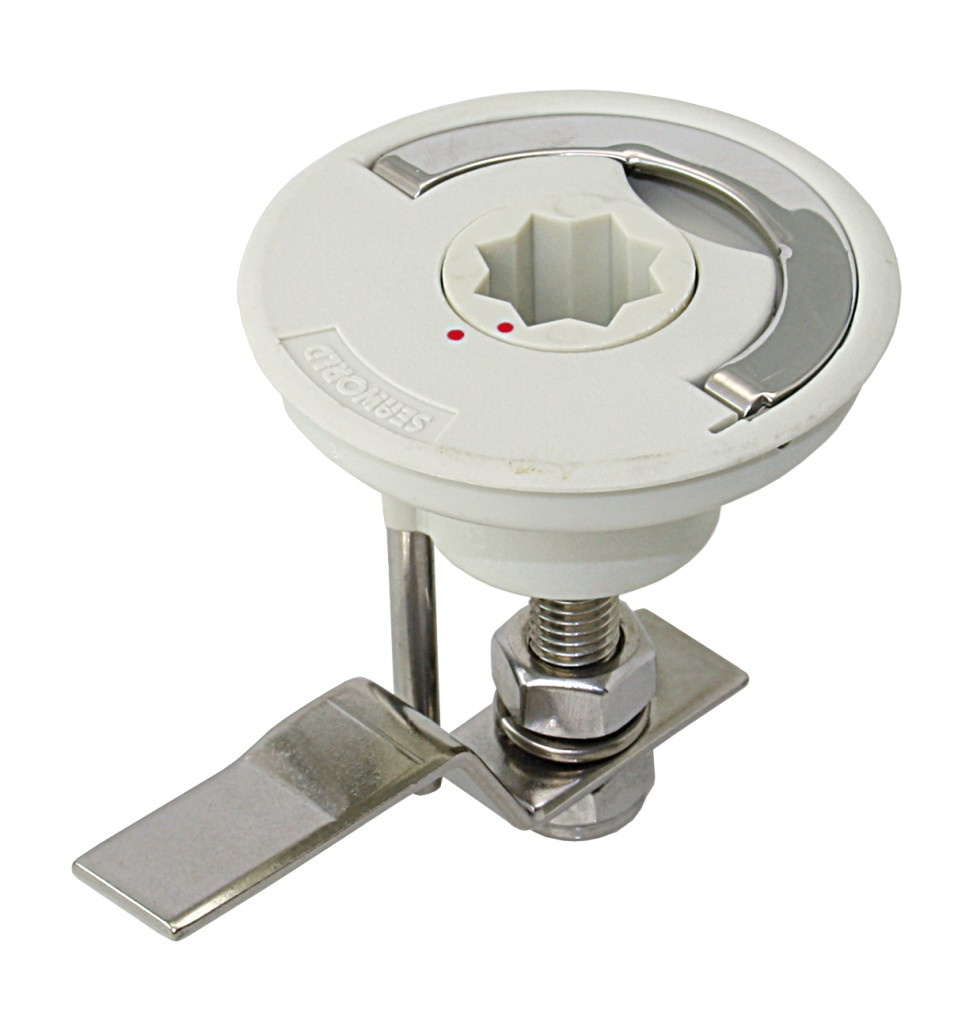 Podnośnik dolny z blokadą skrętną nylon/GFK 75 mm, z napędem wciągarki ...